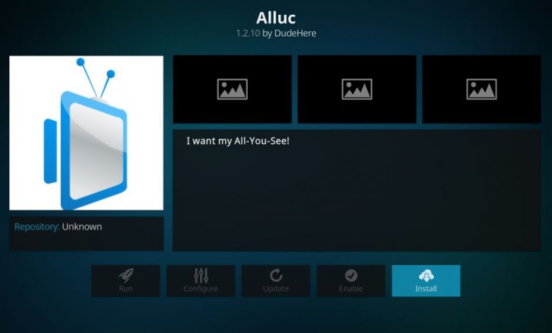 Addon Alluc Kodi - Computing Mania