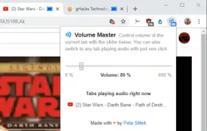 Chrome, tout ce que vous devez savoir sur Volume Master - Informatique ...