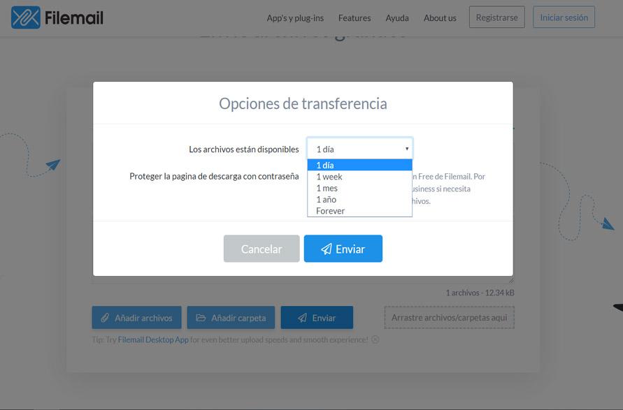 Filemail: send up to 30 GB for free and without logs - informatique mania