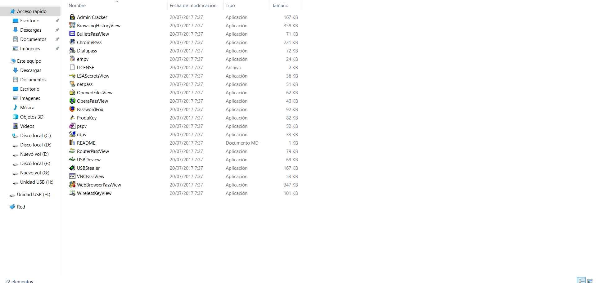 USBStealer: tool that tests your passwords in Windows - informatique mania